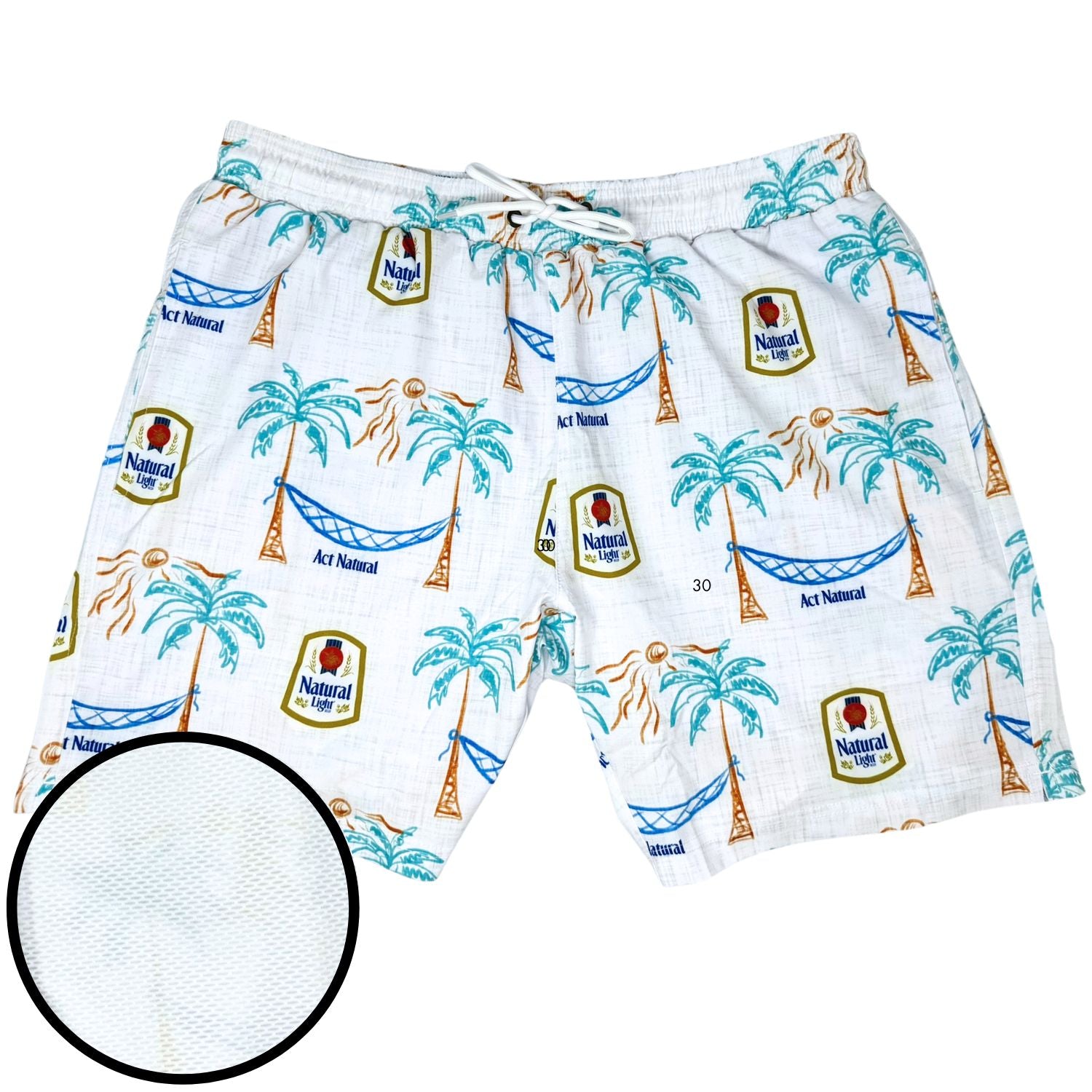 Island Life - Natural Light Swimsuit Shorts – Tropical Bros