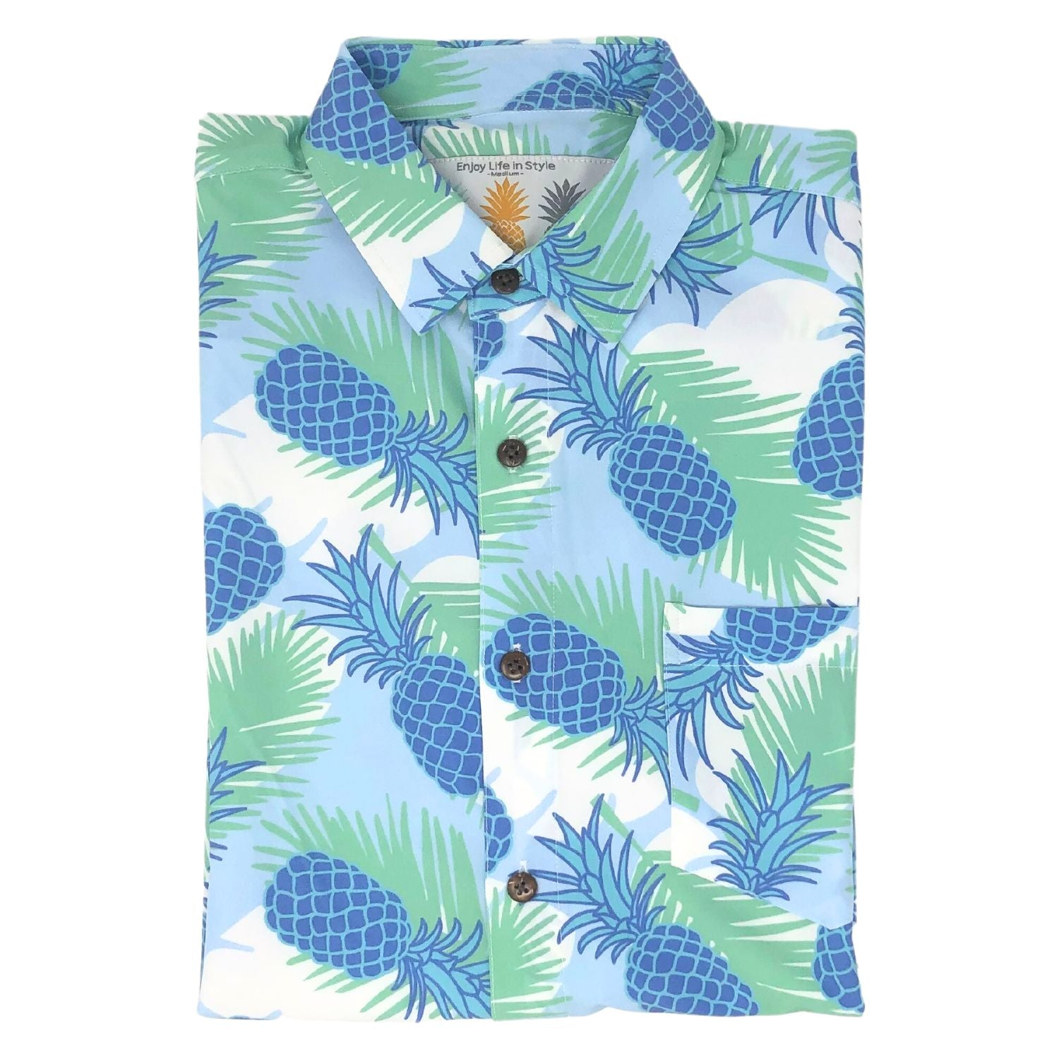 Super Stretch - Pineapple Cool Hawaiian Shirt – Tropical Bros