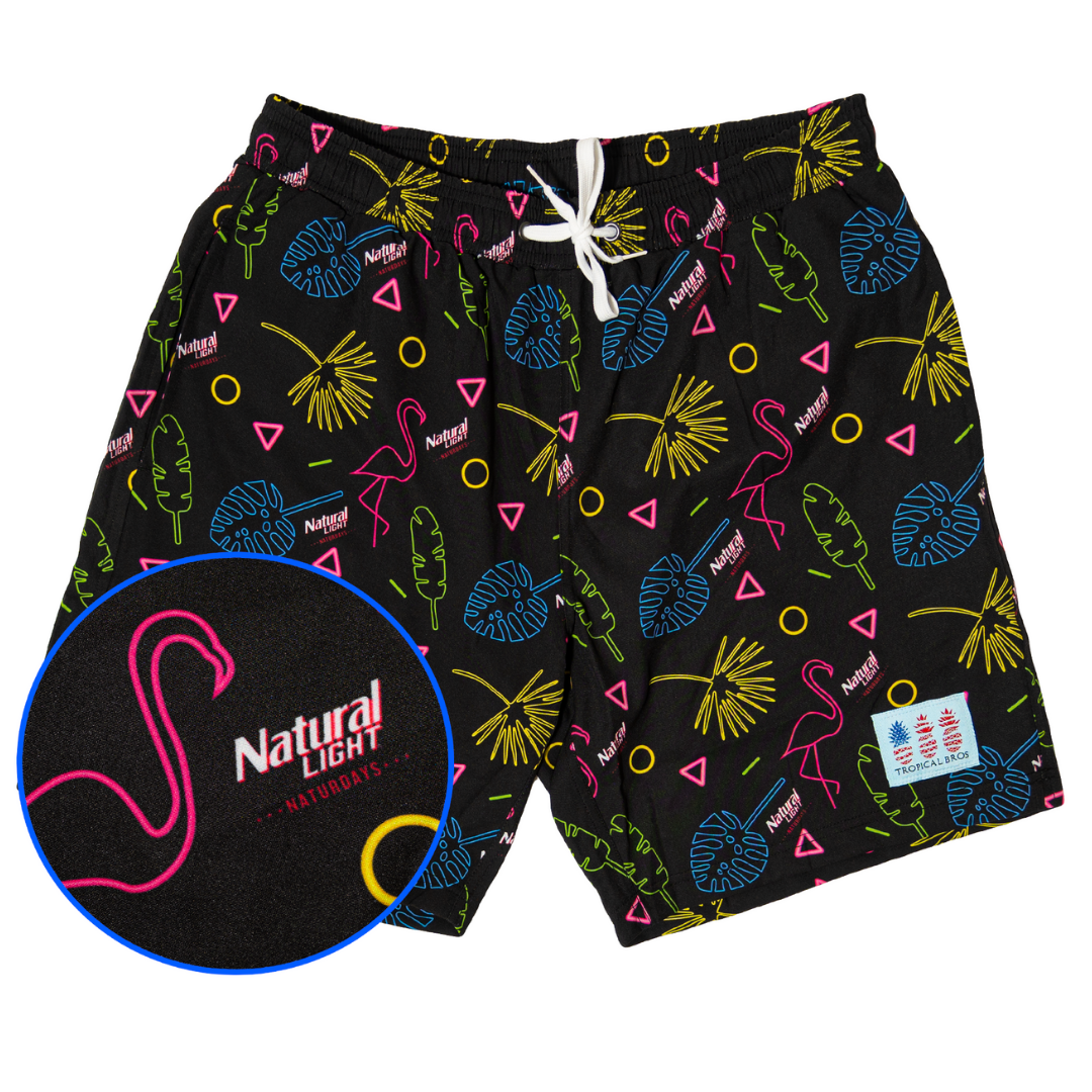 ***NATURDAYS*** Retro Flamingo Collab Swimsuit – Tropical Bros
